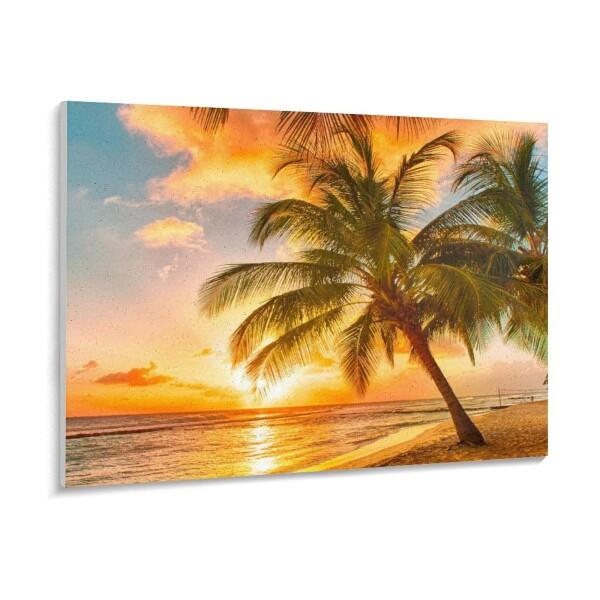 落日の海辺 数字油絵 夕日に照らされたヤシの木です 数字キット塗り絵 手塗り DIY絵 デジタル油絵 数字キットによる絵画 数字塗り絵ホーム オフィス装飾 インテリア(40×50cm, フレーム付き)商品コード：55080907419型番：...
