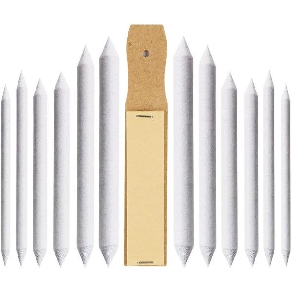 LIANHATA 擦筆 さっぴつ 6サイズ ＃1＃2＃3＃4＃5＃6 両頭タイプ 描画ツール 美術 画材 スケッチ デッサン イラスト 鉛筆画 木炭画 パステル画 芸術用品 便利 (13個セット)商品コード：55080907988型番：56...