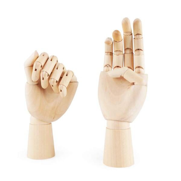Fallve ハンドモデル 手 ハンドモデル 木製 関節モデル手 可動式 右手モデル 左手モデル 素描 デッサン人形 手モデル マネキン インテリア 教育玩具 写真小道具 漫画用 絵画 絵画画材商品コード：55080907999型番：WJ0...