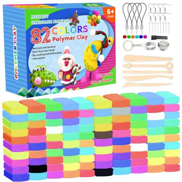 Funk Doggieオーブン粘土 ポリマークレイ 100個セット 粘土ツール アクセサリー オーブン焼き 安全 DIY ハンドメイド 手芸クラフト 子供 大人 初心者 プレゼント マニュアル付き商品コード：55080910262型番：TN...