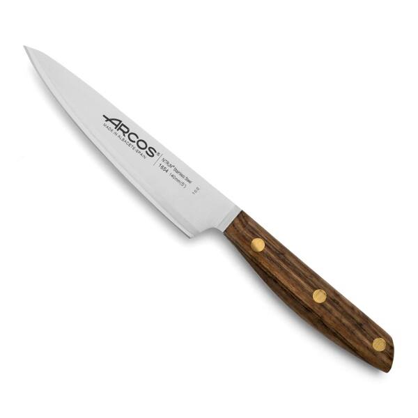 ARCOS アルコス ノルディカシリーズ (万能包丁 刃渡り140mm)商品コード：55080915858型番：165400サイズ：刃渡り140mm、全長315mmカラー：ウッド材質:刃部/NITRUMステンレス鋼、ハンドル部/木材(オヴァ...