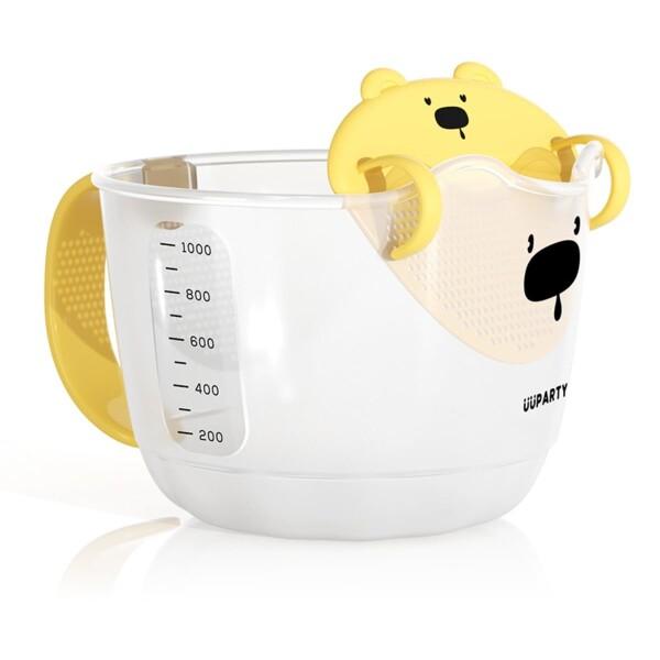 水切りボウル ザル ボウル セット ざる 水切り 取っ手付 計量カップ 目盛り付き 粉つぎボウル 3in1 果物洗い 野菜水切り 米とぎにも使える 卵液ろ過 パスタ 麺類 マカロニ 多機能 深型ざる 時短調理 キッチン用品 便利グッズ (ホ...