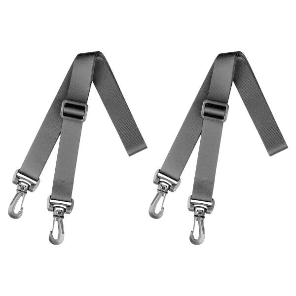 (Drawheart) 水筒ストラップ 2本入り 水筒紐 長さ110cmｘ幅2cm 交換品 軽量デザイン フック付属 長さ調節可能セット商品コード：55080917989型番：DH694サイズ：水筒ストラップカラー：ブラック?【セット内容と...