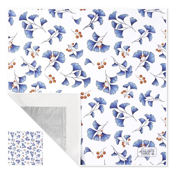 LAKABETE 巻くだけ保冷ランチクロス ノーアイロン ピタッとくっつくクロス くっつきタオル 横50×縦50cm 風呂敷 お弁当包み 収納袋 整理袋として 弁当箱 化粧品 水筒 カメラ タブレット その他の日用品を包むのに使用できます ...