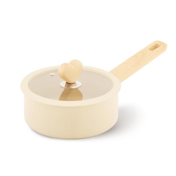 KOCH SYSTEME CS 片手鍋18cm 蓋付き 焦げ付かない 一人鍋 軽量 IH対応 揚げ物 煮物 PFOA PFOS フリー お手入れ簡単 一年保証商品コード：55080922570サイズ：18cmカラー：ベージュ【心ときめくハー...