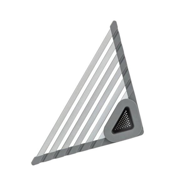 Gorocking 水切りラック 折りたたみ キッチン シンク 食器 水切り ステンレス 42/48/55cm (グレー, 三角形43cm)商品コード：55080922878型番：SKR-001サイズ：三角形43cmカラー：グレーシンクの上...