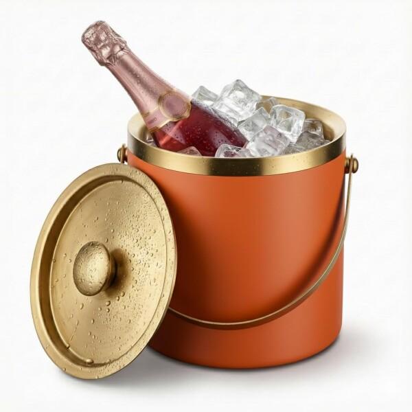 Qrit アイスペール アイスジャグ アイスボックス 溶けない氷 とけない氷 アイスタンク クーラーバケット (オレンジ, 3L)商品コード：55080923034型番：IG-1サイズ：3Lカラー：オレンジ【氷が溶けにくい高保冷!】 二重構...