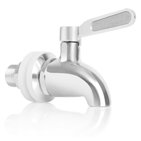 LIANHATA ステンレス製瓶用蛇口 樽用 16mm ワイン容器交換用 焼酎サーバー用 耐腐食性 耐久性に優れ 簡単な取り付け 漏れ防止 ステンレス蛇口 DIYビール樽タップ 家庭用酒サーバー用パーツ商品コード：55080923044型番...