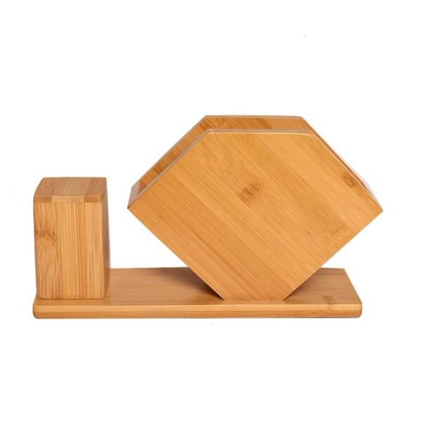 PPIOOY 三角 ナプキンスタンド 竹製 ナプキン立て おしゃれ 食卓飾り ティッシュ収納 紙ナプキン 棚 飲食店 家庭用 キッチン 業務 楊枝入れ商品コード：55080924684型番：PH-1006カラー：もくぞくしょく三角デザインの...