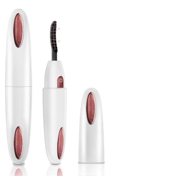 ホットビューラー まつ毛カーラー 10秒で適温に到達 温度調整可能 全まつげタイプ対応 まつ毛パーマ USB充電式 まつげ 睫毛 過熱防止 安全性バツグン 誕生日 母の日 プレゼント ホワイト 日本語取扱説明書商品コード：550809251...