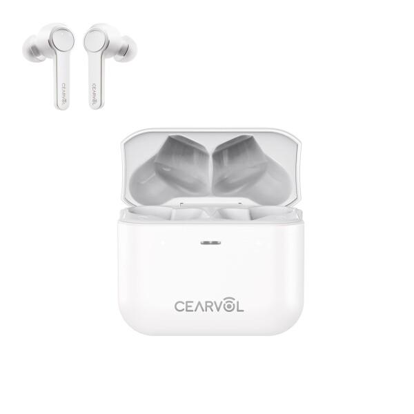 Cearvol 集音器 充電ケース ホワイト商品コード：55080925721型番：CV-YNZH-04カラー：ホワイト36g、5.34.82.5cmType-C 充電ケーブル付属10分の充電で最大3時間使用可能、15分の充電で最大5時間使用可能