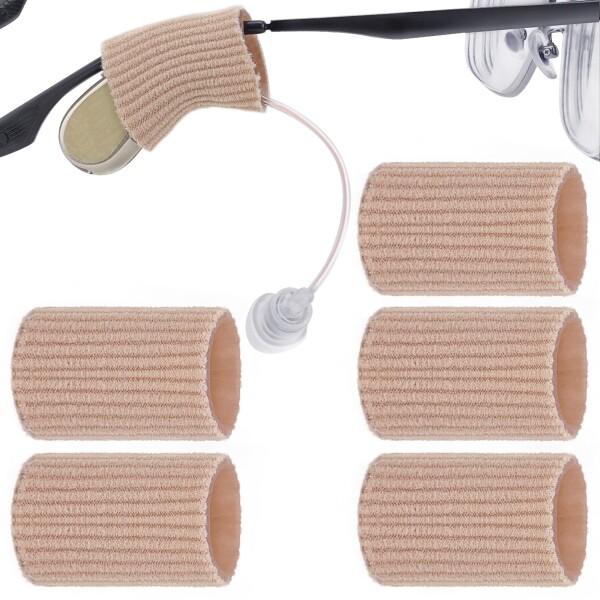 TOCCOOL 補聴器 リテーナー メガネユーザーに対応 紛失防止 メガネコネクター ポータブル ハンガー イヤーアンプの落下防止 高齢者や青年に向け (6個入り、弾性素材)商品コード：55080925723型番：HPC58-01カラー：B...