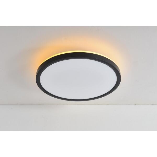 KY LEE LEDシーリングライト 6畳 28w おしゃれ 間接光ライト 3300lm リモコン付き 調光調色 薄型 照明 天井 雰囲気ライト 15分/30分スリープタイマー 玄関 寝室 和室 台所 洗面所 天井照明 ブラック商品コード：...