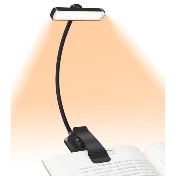 小型 クリップライト 充電式 LEDライト 無段階調光 3段階調光 色温度切替 360°回転灯頭 万向ホース ベッドライト 読書灯 デスクライト 目に優しい 携帯便利 強力クリップ（3ボタン操作）商品コード：55080926237型番：80...