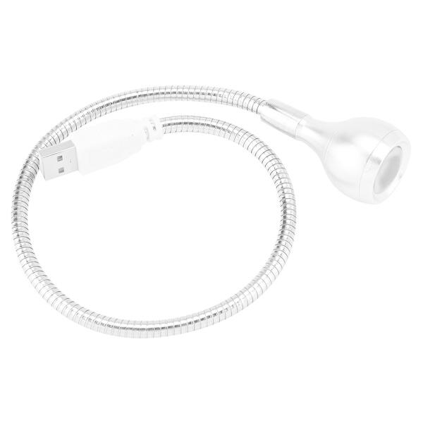 LEDフレキシブルデスクUSBライト、UsbLEDライト調節可能なネックLEDライトUSBランプクラップトップライトUSBLEDライト付き家庭用(銀, 白色光)商品コード：55080926240型番：Shanryak76ofcbg3d161...