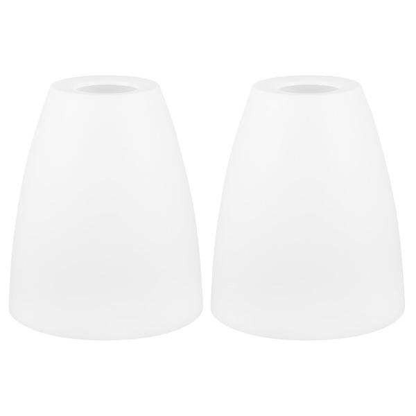 POPETPOP 2個 平口プラスチックランプカバー 開口 シャンデリア用 照明交換対応 壁掛け ペンダント灯対応 耐熱灯シェード 家用装飾用品商品コード：55080926342型番：VVK301O0F25441778RT53Hサイズ：11...