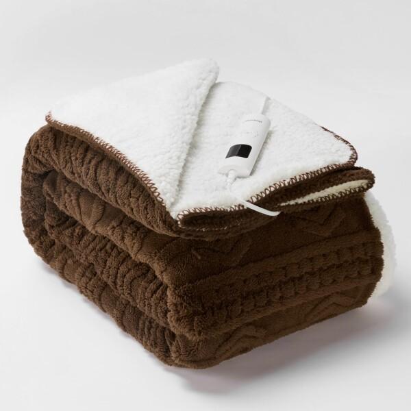 Phantoscope 電気毛布 掛け敷き兼用 188X130cm 9段階温度調節 9段階タイマー機能 電気掛け毛布 自動電源オフ 過熱保護 電気ひざ掛け 防寒対策 ダニ退治 快眠暖房 電気掛毛布 PSE認証済み 軽量 洗える 電気ブランケ...