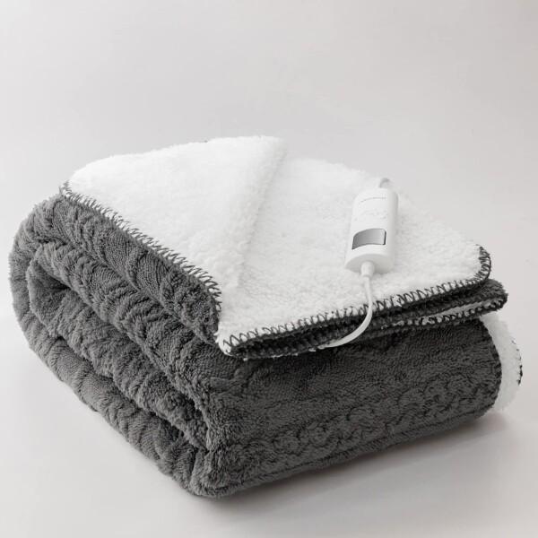 Phantoscope 電気毛布 掛け敷き兼用 188X130cm 9段階温度調節 9段階タイマー機能 電気掛け毛布 自動電源オフ 過熱保護 電気ひざ掛け 防寒対策 ダニ退治 快眠暖房 電気掛毛布 PSE認証済み 軽量 洗える 電気ブランケ...