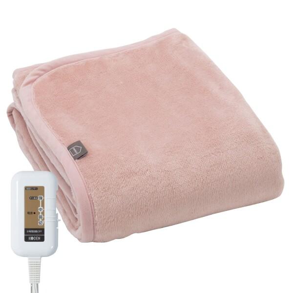 広電(KODEN) 電気毛布 敷き 130×80cm ピンク 消臭機能 デオテックスプレミア 弱酸性 保湿 スライド温度調節 室温センサー 8hOFF ダニ退治 CWA403G-PT商品コード：55080929550サイズ：4)約130×8...