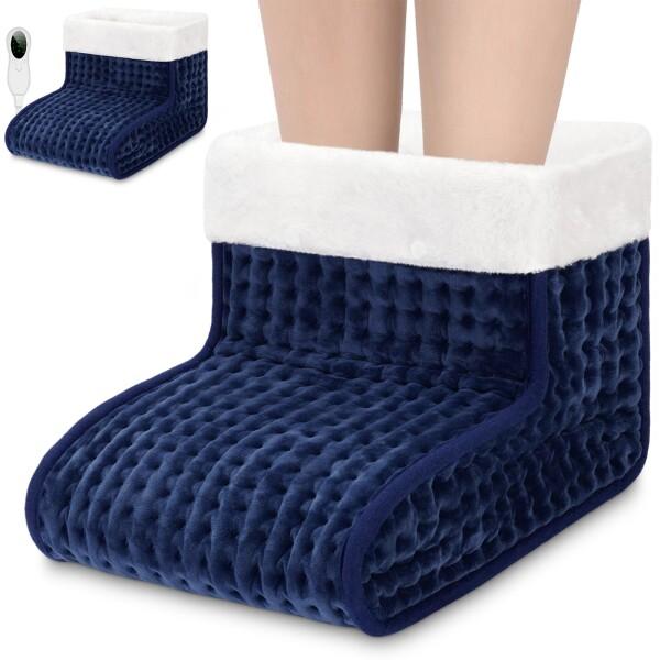 CYFIE 足元ヒーター 足温器 電気足温器 フットウォーマー フットヒーター 10段階温度調節 足元暖房 足元ホット 補助暖房器具 足元 あったかグッズ 足用ヒーター 足温めるグッズ 寒さ対策 タイマー機能 過熱防止機能 洗える フリーサ...
