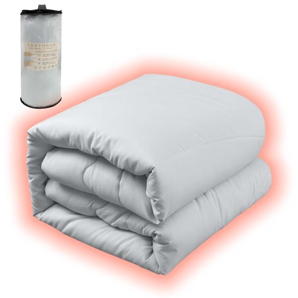 COZYNOVA 掛け布団 セミダブル オールシーズン 身体にやさしくフィット 抗菌防臭 掛けふとん 柔らかな肌触り 肌掛け布団 軽量 通気 アレルギー対策 洗える かけふとん かけ布団 布団 不織布収納袋付き 贈り物に適している 170×...