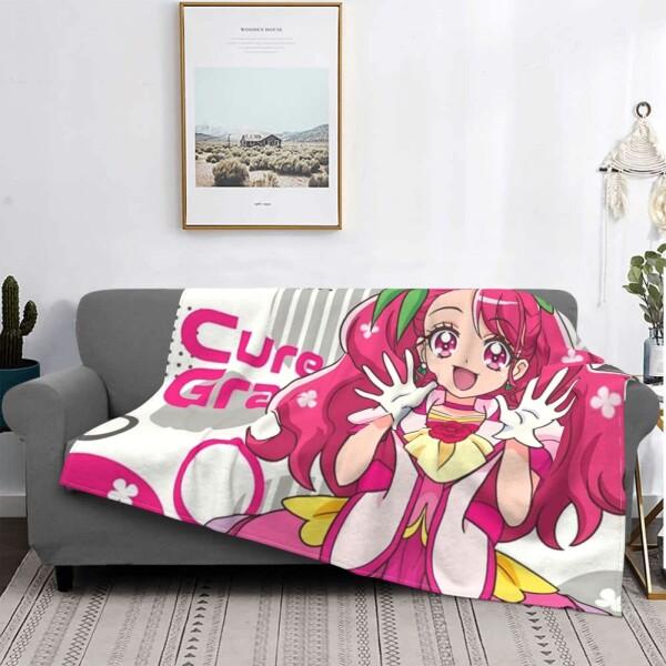 魔法つかいプリキュア ブランケット blanket フランネル ふんわりおしゃれ毛布オールシーズン 洗える ひざ掛け ブランケット 防寒 かわいい ひざ掛け ブランケット商品コード：55080930240