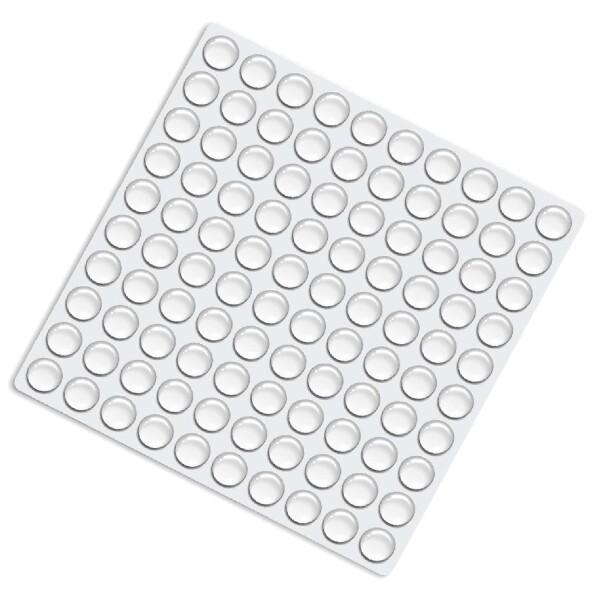 Ouliyoo 滑り止め ゴム足 シール １００粒入り クリア 丸型 クッショゴム足 滑り止めシール １００粒 粘着式 戸当たりクッション ソフトクッション 扉 クッション 取り付け簡単 衝撃吸収材 緩衝・防振・滑り止め PCパーツ パソコ...