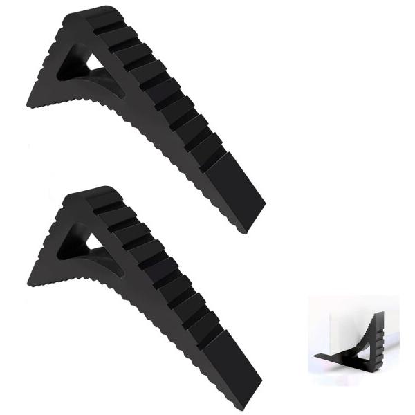 LeTradeJP ドアストッパー 玄関 2個セット 扉ストッパ 引き戸ストッパー 挿入式 シンプル スライドドア 家庭用 収納便利 プレミアム オフィス用商品コード：55080933076型番：1サイズ：三角形ドアストッパー 2 個カラー...