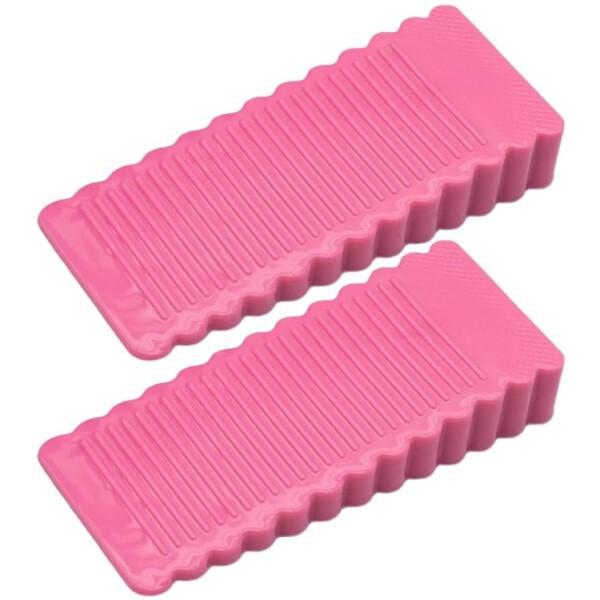 ドアストッパー ドア スライドドアロック ストッパー スライドドア 固定 室内 押し戸対応 引き戸 入り口 ドア止め 差し込むだけ 収納簡単 (93×40×15mmピンク, 2個)商品コード：55080933091型番：Magiサイズ：2個...