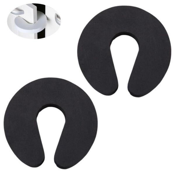 ドアストッパー ドアに挟むだけ 指挟み防止 赤ちゃん ケガ防止 取付簡単 子供安全対策 防護具 (ブラック2個)商品コード：55080933102型番：2317サイズ：ブラック2個カラー：ホワイトドアストッパーを使用することによりドアを閉め...