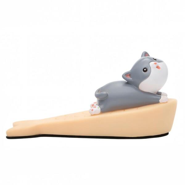 HOMEOUN ドアストッパー かわいい動物 扉止め ドア傷防止/PVC製/0.6-1.2cm隙間対応 家庭/オフィス/店舗/子ども部屋用 引越し祝い ギフトに最適 (ネコ)商品コード：55080933150カラー：ネコ【可愛い動物造形】可...