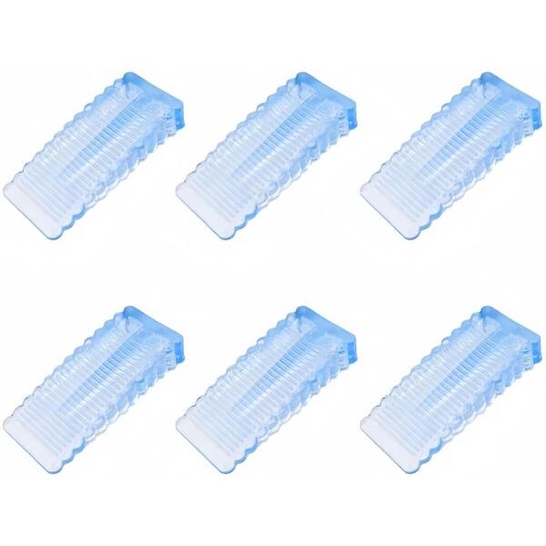 ドアストッパー 引き戸 ウェッジストッパー 隙間ストッパー ドアロック 引き戸 衝突防止 オフィス 玄関 室内 6個セット (透明)商品コード：55080933176型番：AWRY003カラー：透明セット内容:6個セット;サイズ:9.3cm...