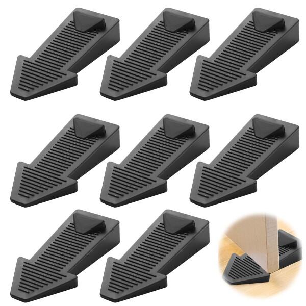 PAVIKEドアストッパー室内引き戸ストッパー ドア用ストッパー滑り止め、固定、クッション性、静音性、防風性、衝突防止、モバイルデザイン、すぐに使用可能商品コード：55080933187型番：LWY-mensaidanghei-8pcsカラ...