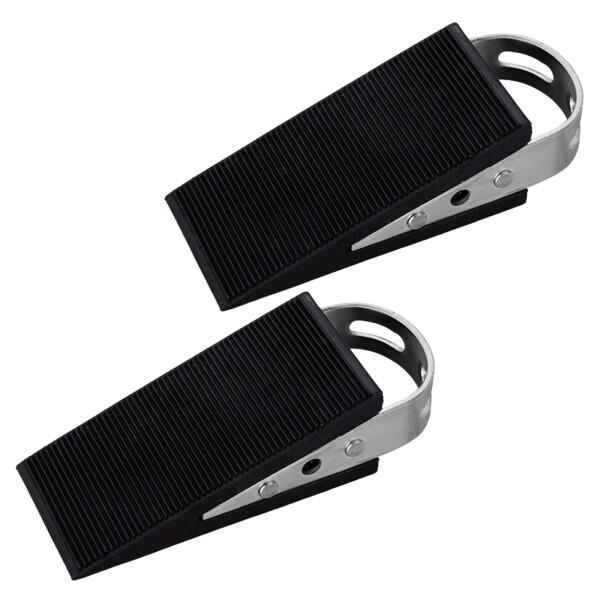 ideamall ドアストッパー 室内 玄関 床置き 差し込み 強力 ゴム製 2個セット (シルバー)商品コード：55080933516型番：idカラー：シルバー【便利機能】ドアを開けたまま固定できて、荷物の受け渡しや通気にも大活躍!【安全...