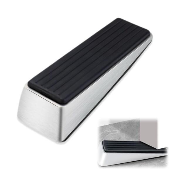 Mirhua 高耐久 差し込み式 ドアストッパー ゴム ドアストッパー ドア止め かわいい 室内 玄関 固定 防風 戸当たり ドアストップ ドア固定具 ドアクッション (シルバー)商品コード：55080933523型番：ドアストッカラー：シ...