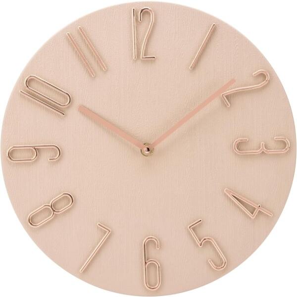 掛け時計 静音 時計 壁掛け 非電波 北欧 シンプル おしゃれ 壁掛け時計 見やすい 30cm (ベージュ)商品コード：55080933537型番：FROLICサイズ：小カラー：ベージュ【静音】高品質な電波静音ムーブメント使用、それに夜間秒...