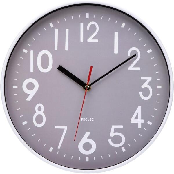掛け時計 静音 時計 壁掛け 非電波 北欧 シンプル おしゃれ 壁掛け時計 見やすい 30cm (ライトグレー)商品コード：55080933538型番：FROLICサイズ：小カラー：ライトグレー【静音】高品質な電波静音ムーブメント使用、それ...