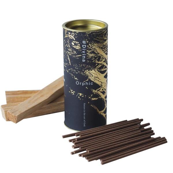 #Divina Orphic パロサントのお香 サンダルウッドと織りなす神秘的な香り 30本入り 燃焼時間15-17分商品コード：55080935054型番：DI0030サイズ：10 センチメートルカラー：ゴールド天然素材: パロサントと白...
