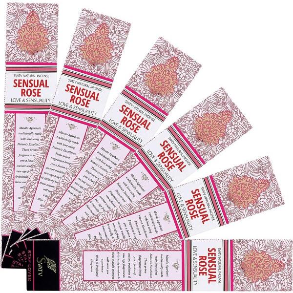 SVATV Rose :: Hand Rolled Masala Incense Stick Made in India 15g Pack Of 6商品コード：55080935135型番：S-Rose_15g_6Packサイズ：90gカラー...