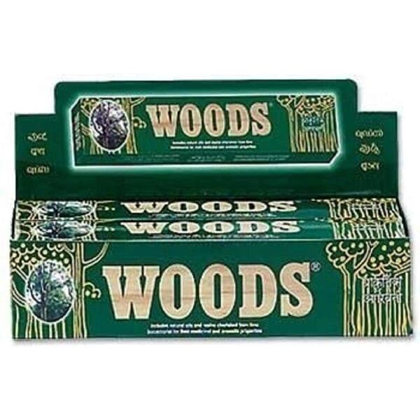 Organic Herbs Woods Natural Incense - Wholesale Pack of 6 Boxes (Each Box 20 Sticks)商品コード：55080935343