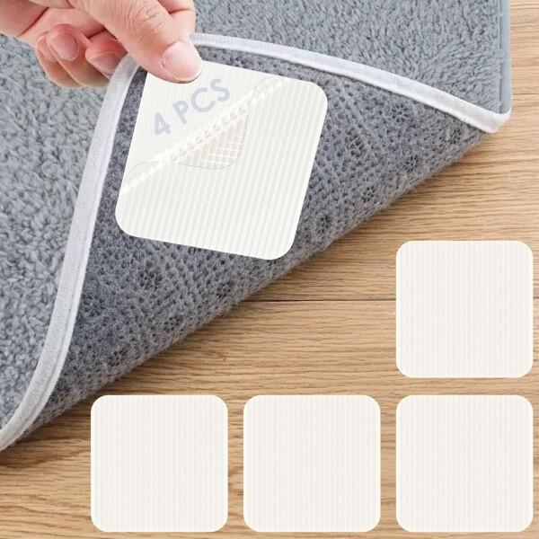 Joogee 4枚入 カーペット 滑り止めシート 滑り止めテープ カーペットマット 用 絨毯滑り止め キッチンマット 玄関マット滑り止め ズレない 洗濯可能商品コード：55080937673型番：RT24P商品仕様: 【サイズ】10×10c...