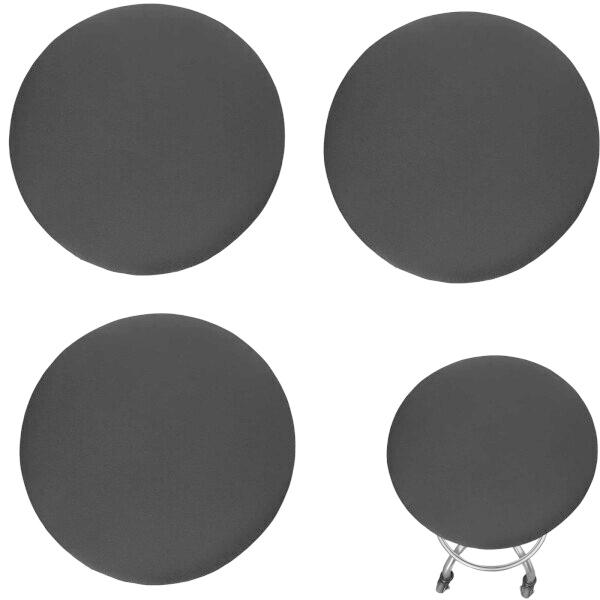 3枚セット スツールカバー 28cm-38cm対応 椅子 丸椅子カバー 滑り止め加工 耐久性ポリエステル あらゆる種類 オフィスチェア 家庭用 回転 レストラン キッチン バー ヘアサロンに適しています（黒色）商品コード：550809379...