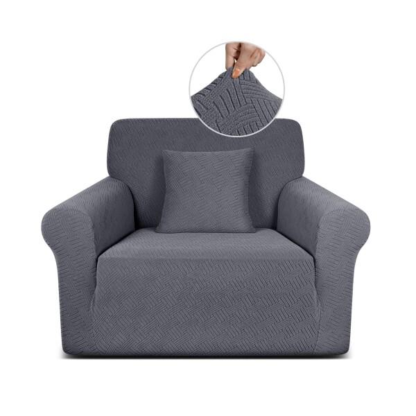 TAOCOCO ソファーカバー 1人2人3人掛け 肘付き 無地 縦横弾力 ストレッチ フィットタイプ 辣條? 滑り止め 柔らかい 伸縮素材 ソファー保護 キズ防止 爪とぎ防止 防塵 汚れ防止 犬猫対策 清潔簡単 装着便利 丸洗い可能 四季適...