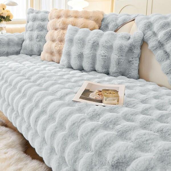 YKFN ソファーカバー ソファーパッド 1人 2人掛け 3人掛け 4人 肘付き 肘なし ソファカバー 掛けるだけ 犬 猫 傷防止 あったか 暖かい 滑り止め シートクッション 防塵カバー 厚手 無地 座面カバー 汚れ防止 ベッドカバー カ...