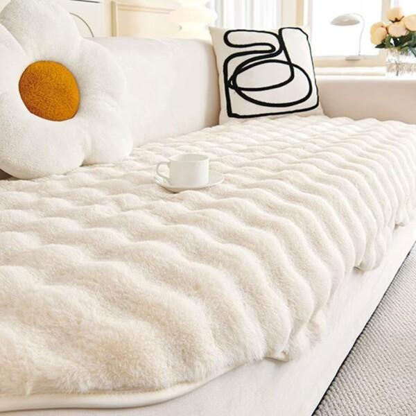 OSONA ソファカバー かけるだけ 長座布団 冬用 暖かい ソファ座面カバー ふわふわ ソファーカバー 1人 2人 3人 4人掛け 肘付き 肘なし ソファーパッド 犬猫対策 吸湿速乾 防ダニ ソファー 保護カバー 洗える 北欧 防塵 汚れ...