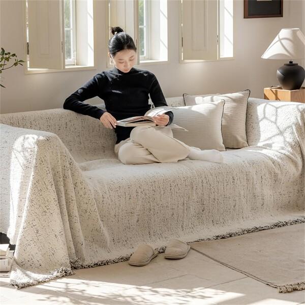 SXYITEソファーカバー 180x340cm(3~4人掛け) 犬猫対策 毛髪不粘着 ソファーベッドカバー ソファーカバー 肘付き 肘なし 対応 マルチカバー ソファー ソファカバー 肘付き 肘なし 滑り止め 無地ソファーシーツ 犬猫用シー...