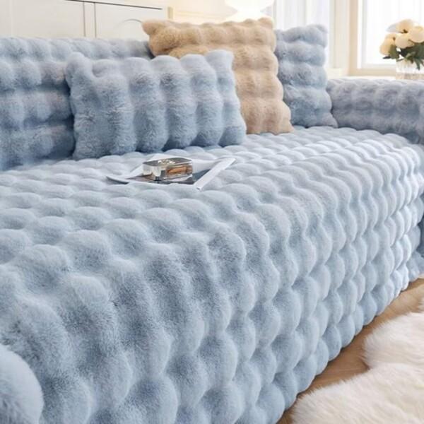 YKFN マルチカバー ソファーカバー 2人掛け 肘付き 冬 あったか 吸湿発熱 蓄熱 北欧風 おしゃれ 犬 猫 傷防止 汚れ防止 長方形 大判 ソファカバー 肘なし ブランケット ほこり キズ 爪とぎ防止 厚手 無地 ベッドカバー 保護カ...