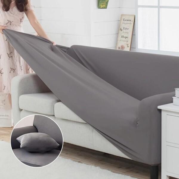 ソファーカバー 北欧風 肘付き 犬猫対策 1人掛け/2人掛け/3人掛け 高弾性 保護カバー 傷防止 爪とぎ防止 滑り止め 柔らかい ストレッチ クッションカバー1枚付 伸縮素材 ソファ フィット 洗える商品コード：55080938579型番...