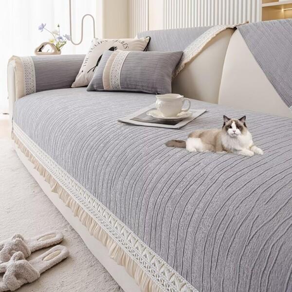 YKFN ソファーカバー ソファーパッド 1人 2人掛け 3人掛け 4人掛け 肘付き 肘なし ソファカバー マルチカバー 滑り止め 犬猫対策 毛髪不粘着 かけるだけ ソファー ペット用 ソファーシート 座面カバー 汚れ防止 ベッドカバー シ...