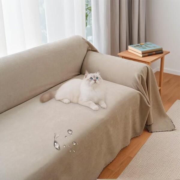 Eamochi ソファーカバー 撥水加工 長方形 マルチカバー 犬猫対策 防水ソファカバー 肘付き 肘なし 大判 シェニール おしゃれ ソファーシーツ 多機能 保護カバー マルチクロス ブランケット 3人4人5人掛け 汚れ防止 キズ防止 オ...